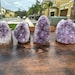 RARE Natural Geode Cut Base - Etsy