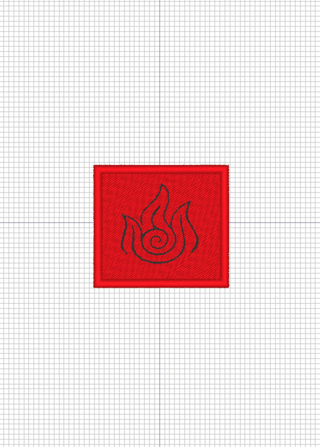 ATLA Fire Nation Embroidery Design .pes - Etsy