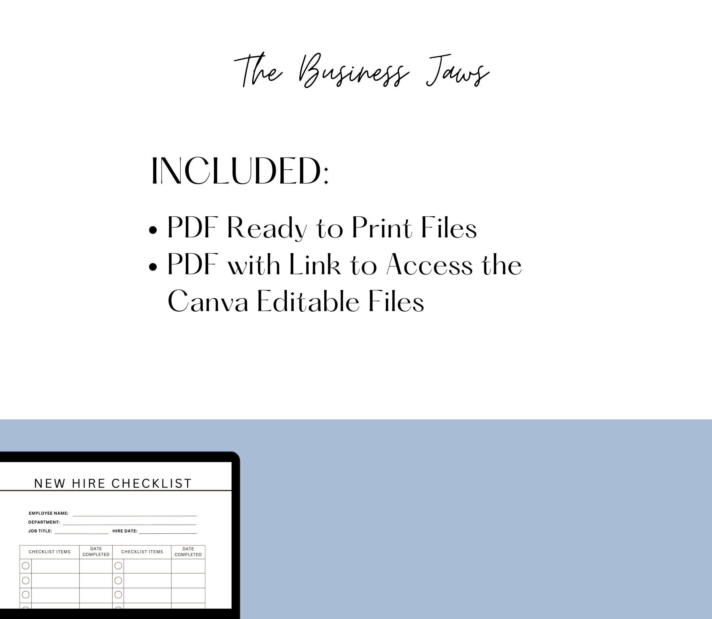 New Employee Forms Bundle, Time off Request Form, New Hire Checklist ...