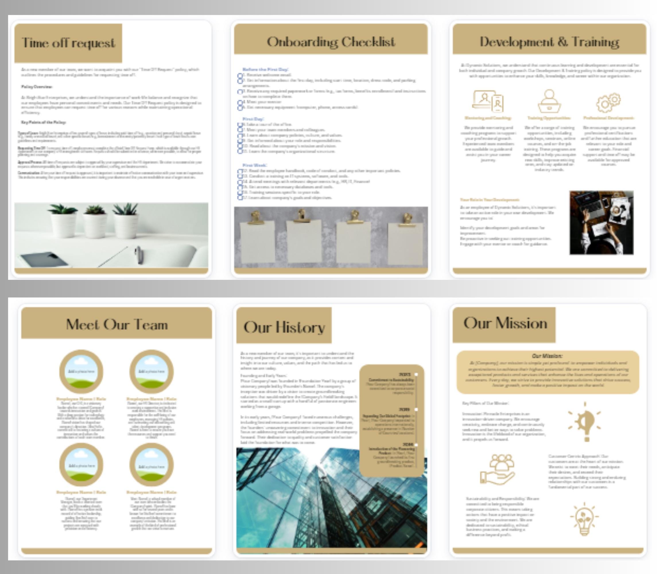 Employee Welcome Packet | Employee Welcome Package Template | New ...