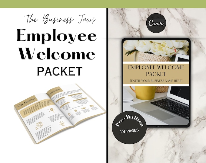 Employee Welcome Packet | Employee Welcome Package Template | New ...