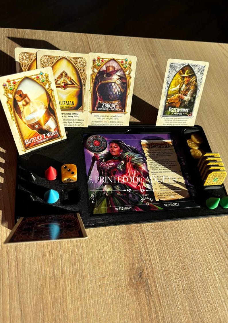 Talisman 5th Edition RPG Game Dashboard Organizer STL File for 3D ...