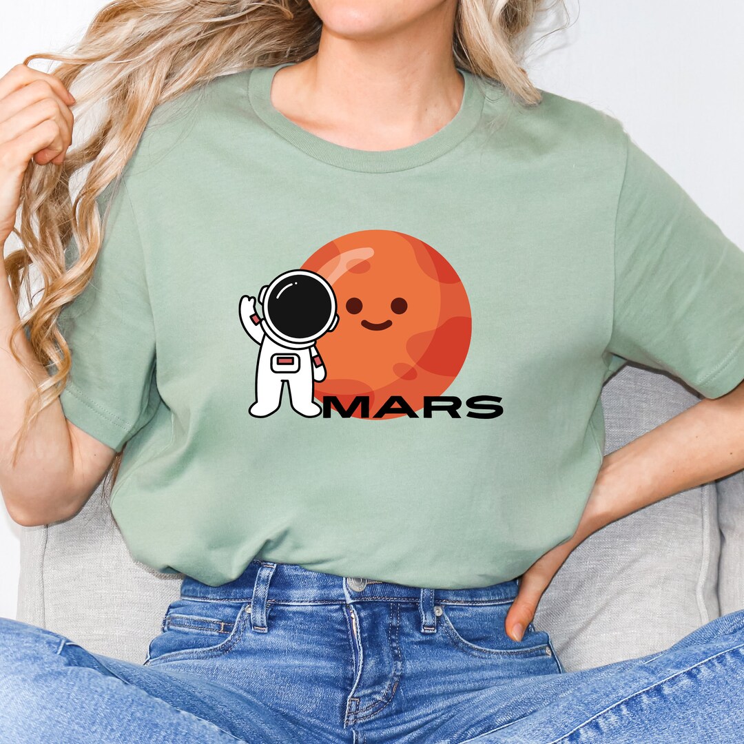 Mars Shirt, Terraforming Mars, Astronaut Shirt, Cute Shirt, Funny ...