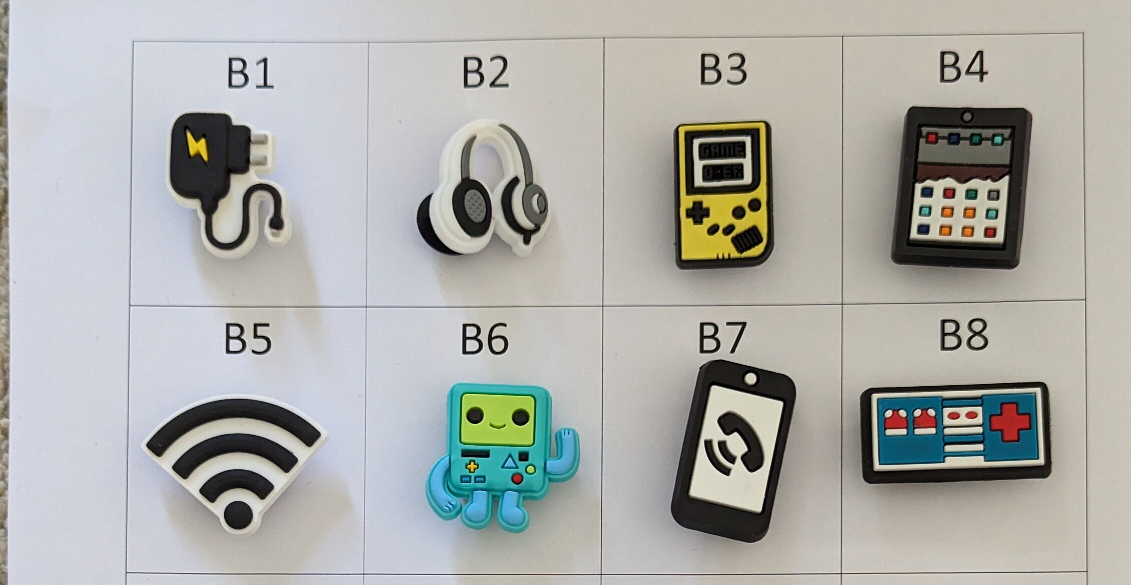 Jibbitz Style Croc Charms - Gaming - Etsy Australia