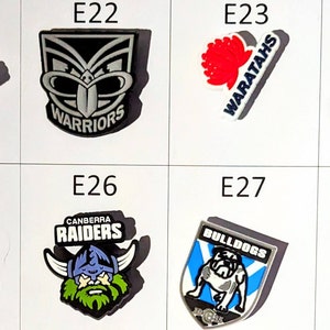 Jibbitz Style Croc Charms RUGBY - Etsy Australia