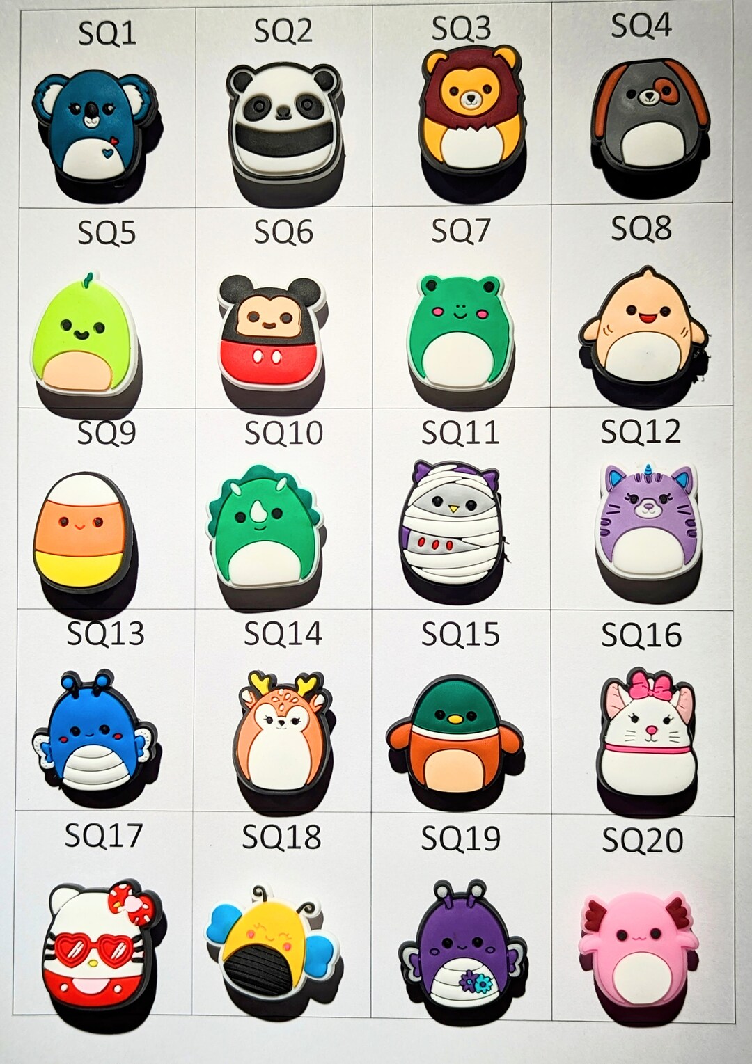 Jibbitz Style Croc Charms Squishmallow - Etsy Australia