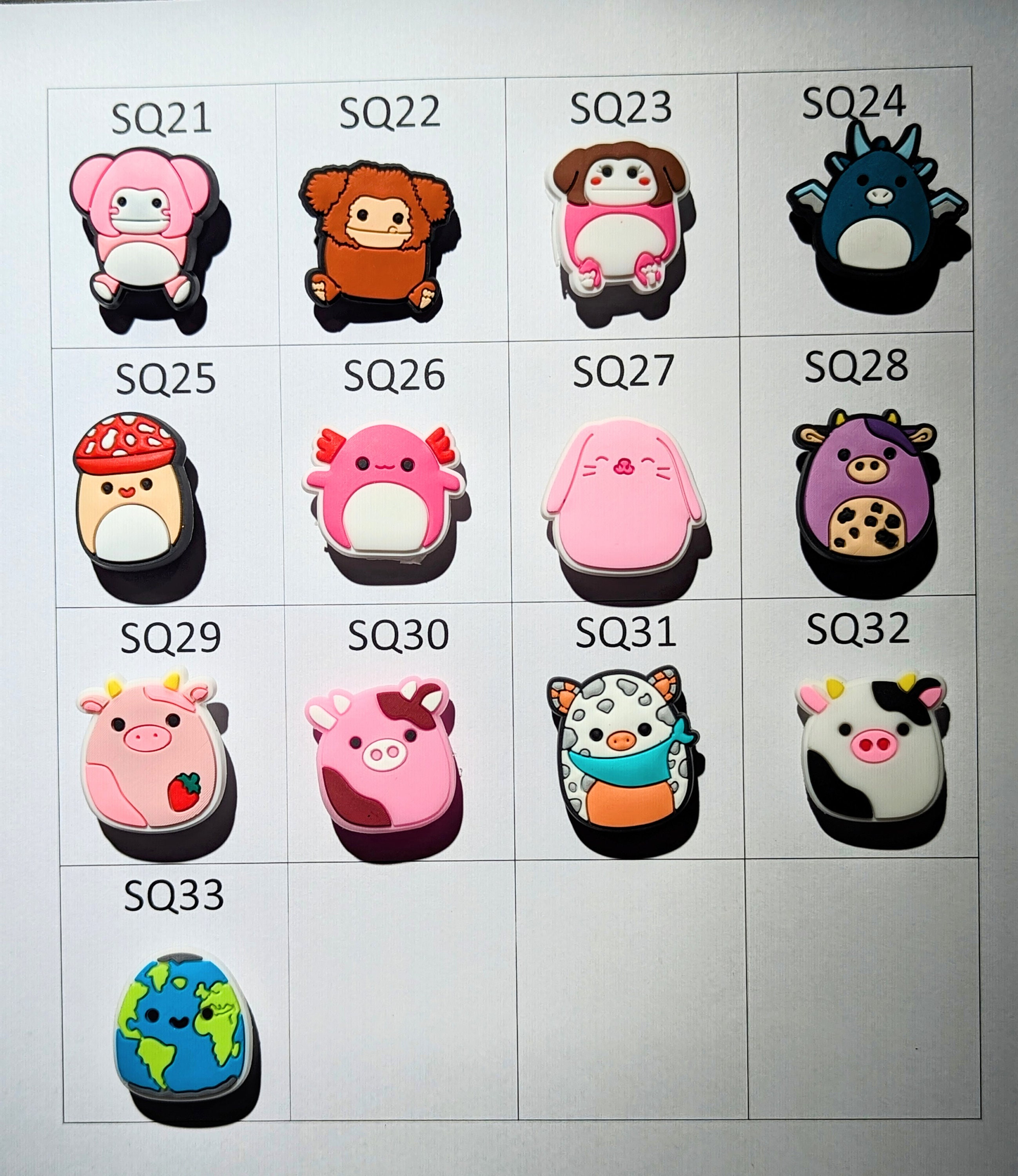 Jibbitz Style Croc Charms Squishmallow - Etsy Australia