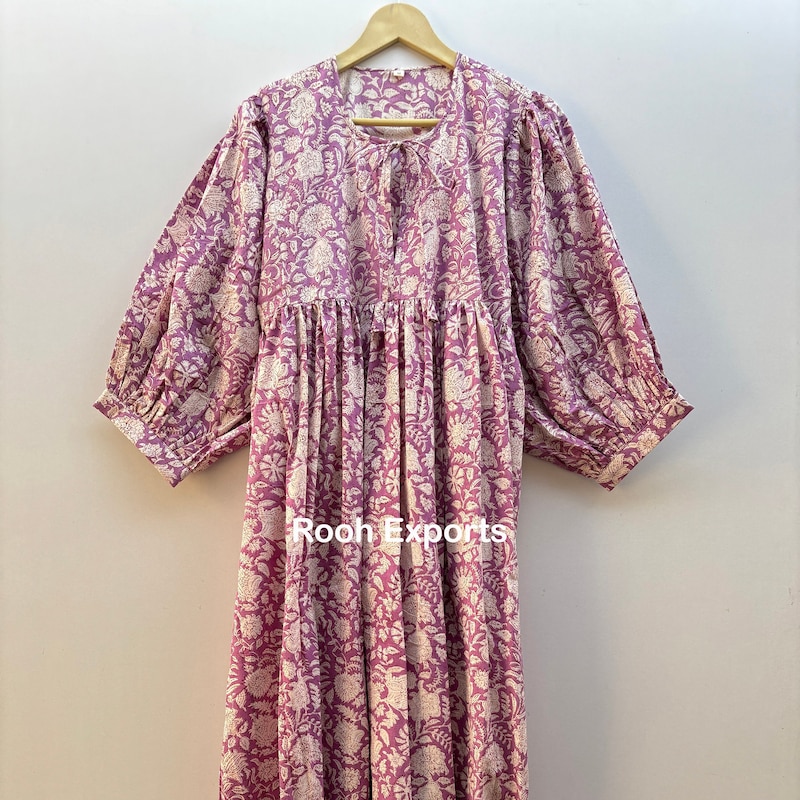 Purple Floral Mini Dress - Etsy