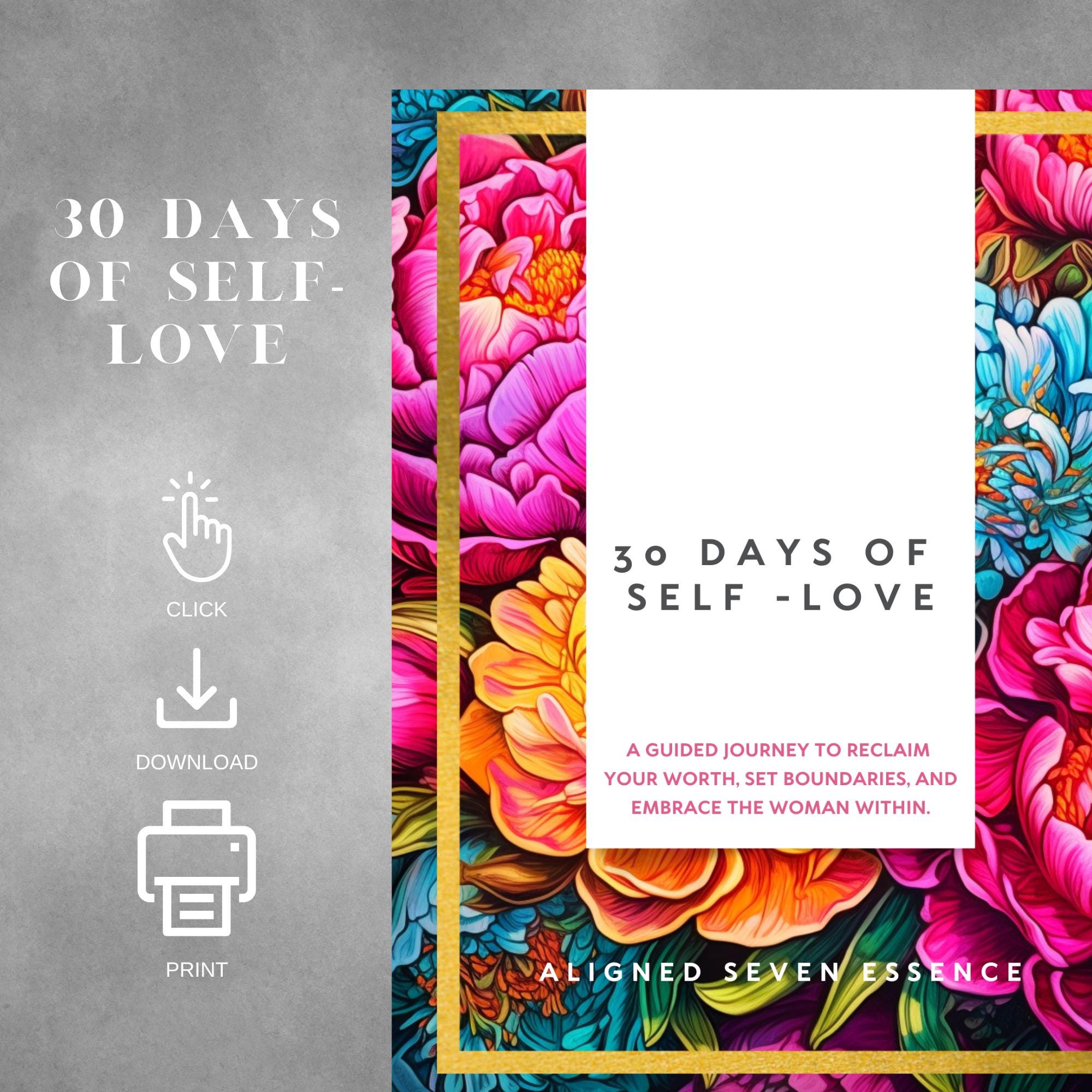 30 Days of Self-love | PDF | Journal | Daily Prompts & Affirmations ...
