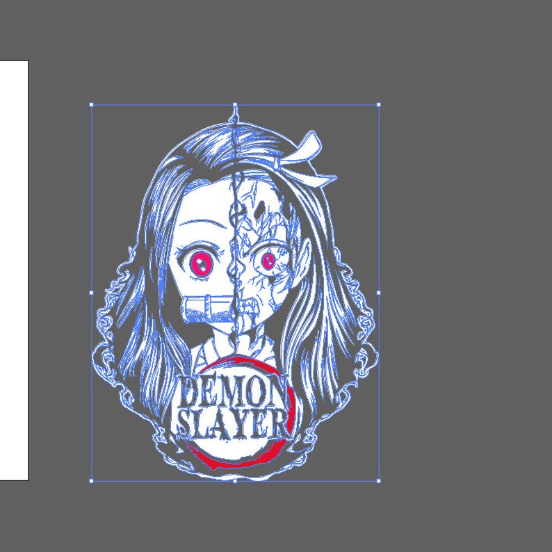 Nezuko Demon Slayer: Kimetsu no Yaiba vector ai / svg / pdf / dxf ...