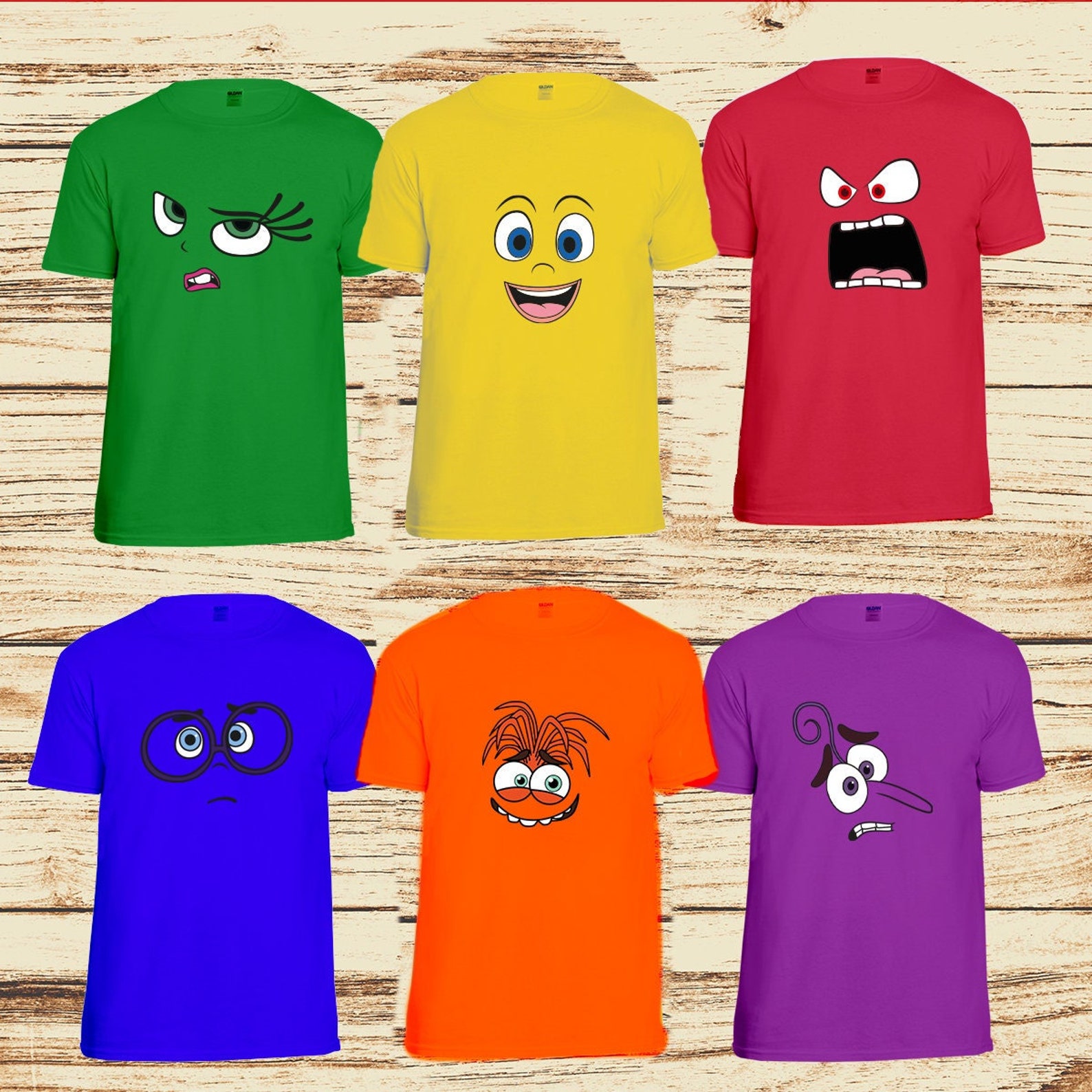 Caras Intensamente vector ai / pdf/png/svg - Etsy México