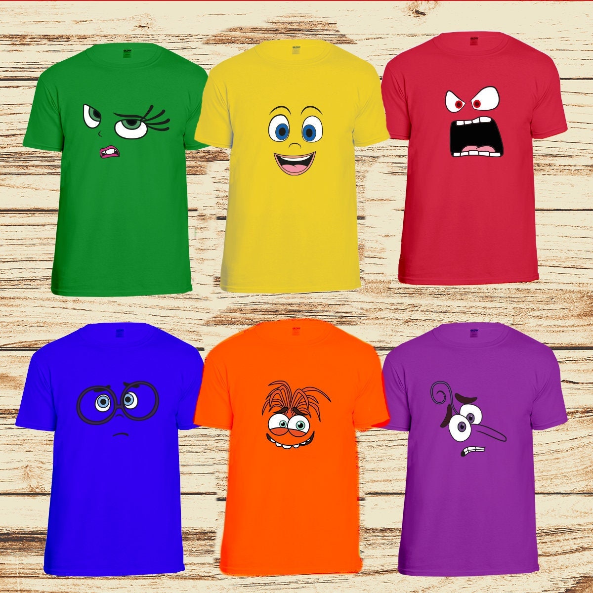 Caras Intensamente vector - Etsy España