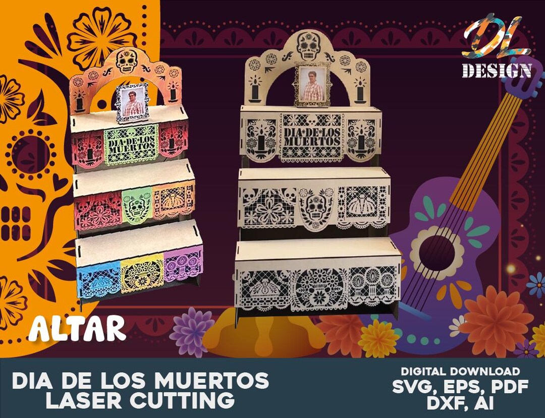 Vector Altar dia de los muertos 50cm laser cnc router vector ai pdf svg ...
