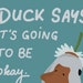 Duck Poster (42 X 60 Cm) - Etsy