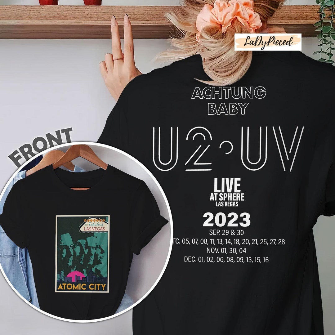 U2 2023 Tour Shirt U2 Las Vegas Shirt U2 Las Vegas Sphere - Etsy