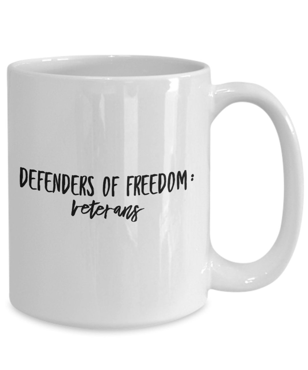 Veteran Gift, Veteran Mug, Defenders Gift, Freedom Mug, Vet Coffee Cup ...