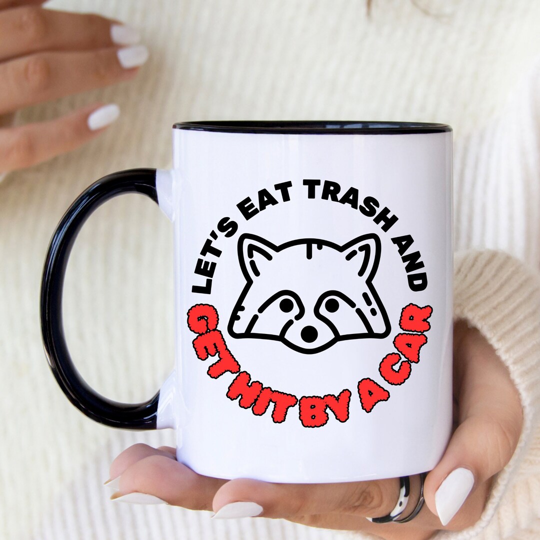 Raccoon Mug Trash Panda Coffee Cup Funny Racoon Gift Idea - Etsy