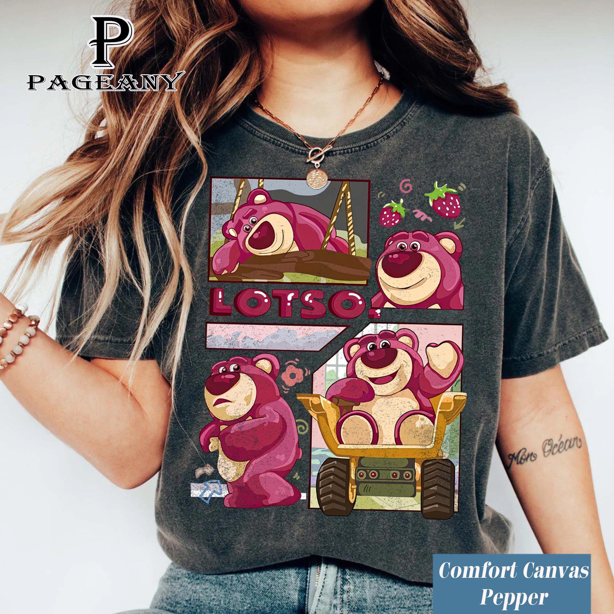 Lotso Stawberry Bear, Lotso Toy Story , Lotso Disney - Etsy