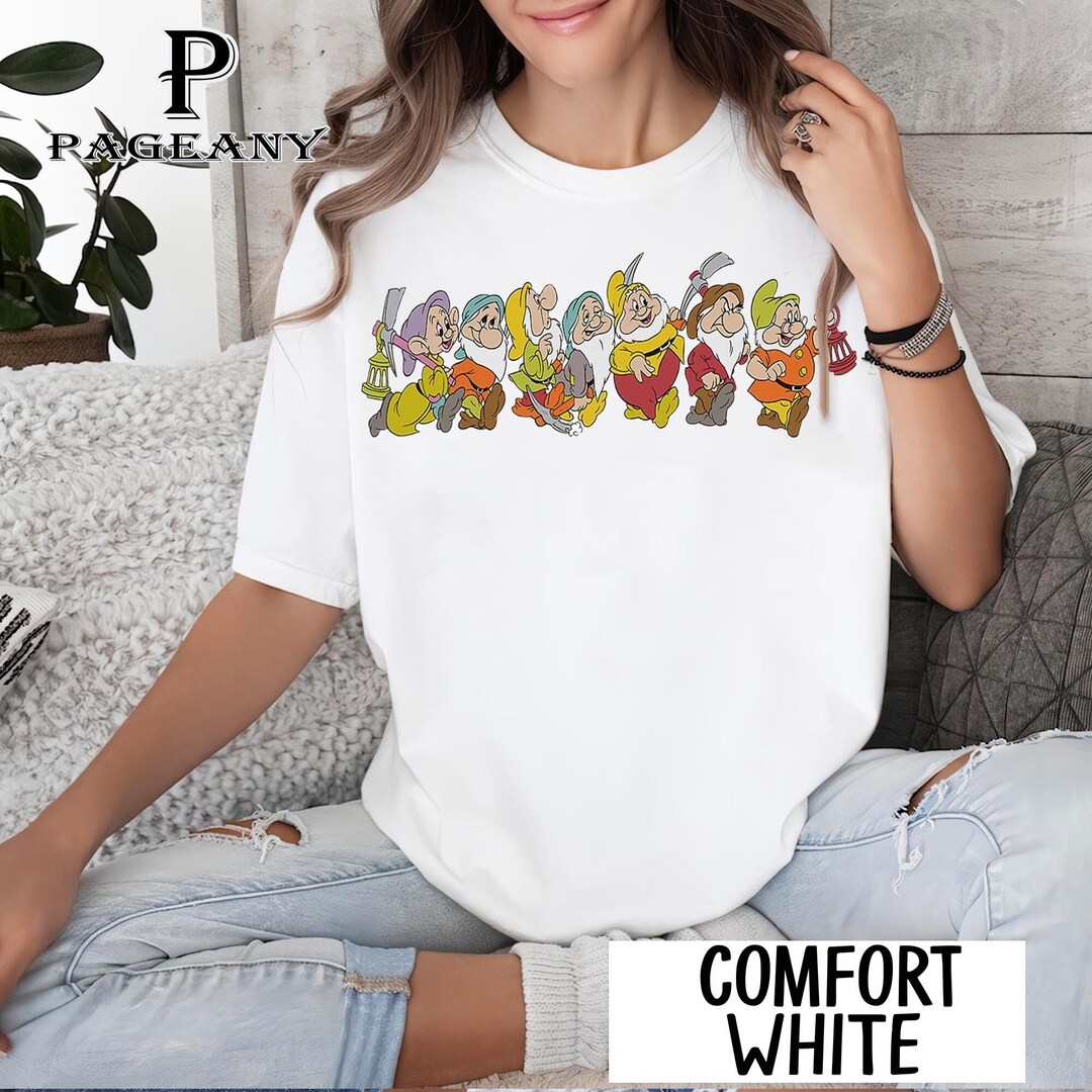 Disney Snow White and the Seven Dwarfs Marching in Line , Disney Seven ...