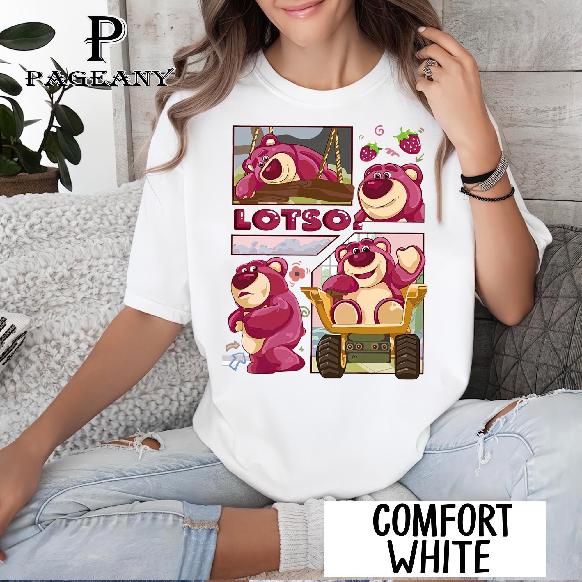 Lotso Stawberry Bear, Lotso Toy Story , Lotso Disney - Etsy