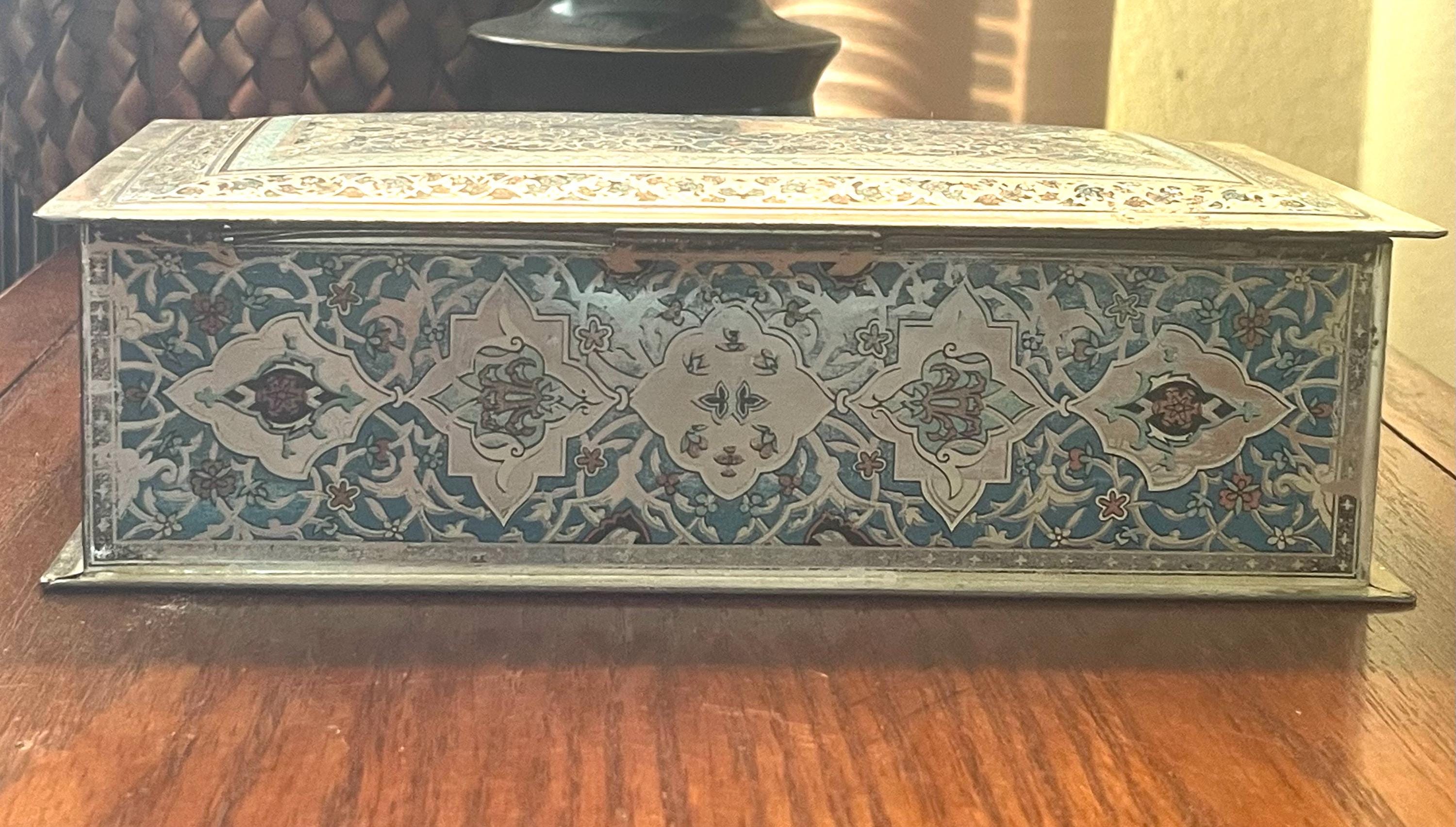 Antique 1920s CANCO Candy Tin Persian/oriental Design Collectible Art ...