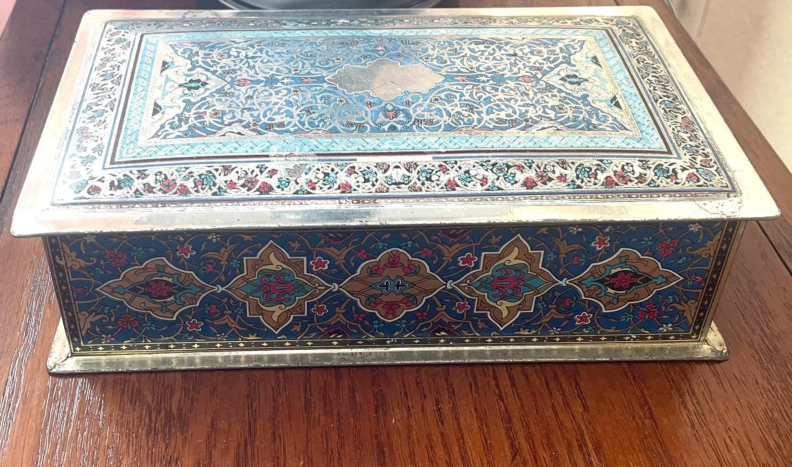 Antique 1920s CANCO Candy Tin Persian/oriental Design Collectible Art ...