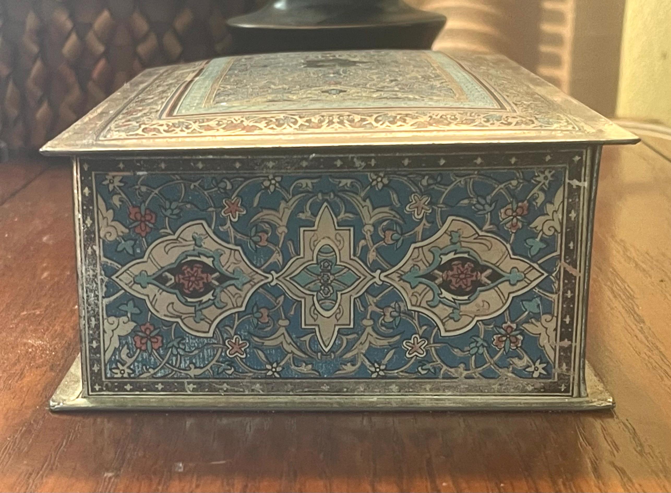 Antique 1920s CANCO Candy Tin Persian/oriental Design Collectible Art ...