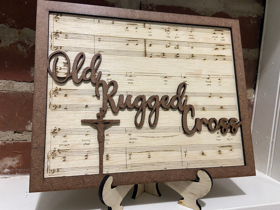 Old Rugged Cross SVG Digital File for Laser - Etsy