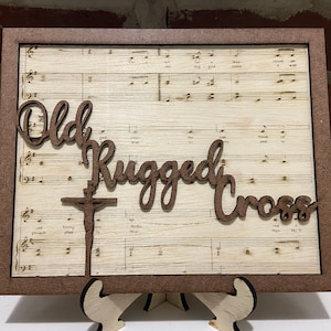 Old Rugged Cross SVG Digital File for Laser - Etsy