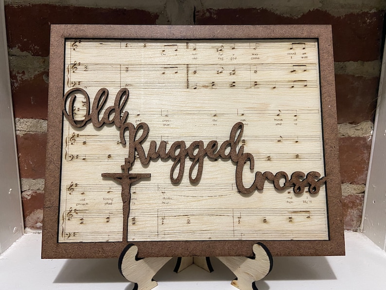 Old Rugged Cross SVG Digital File for Laser - Etsy