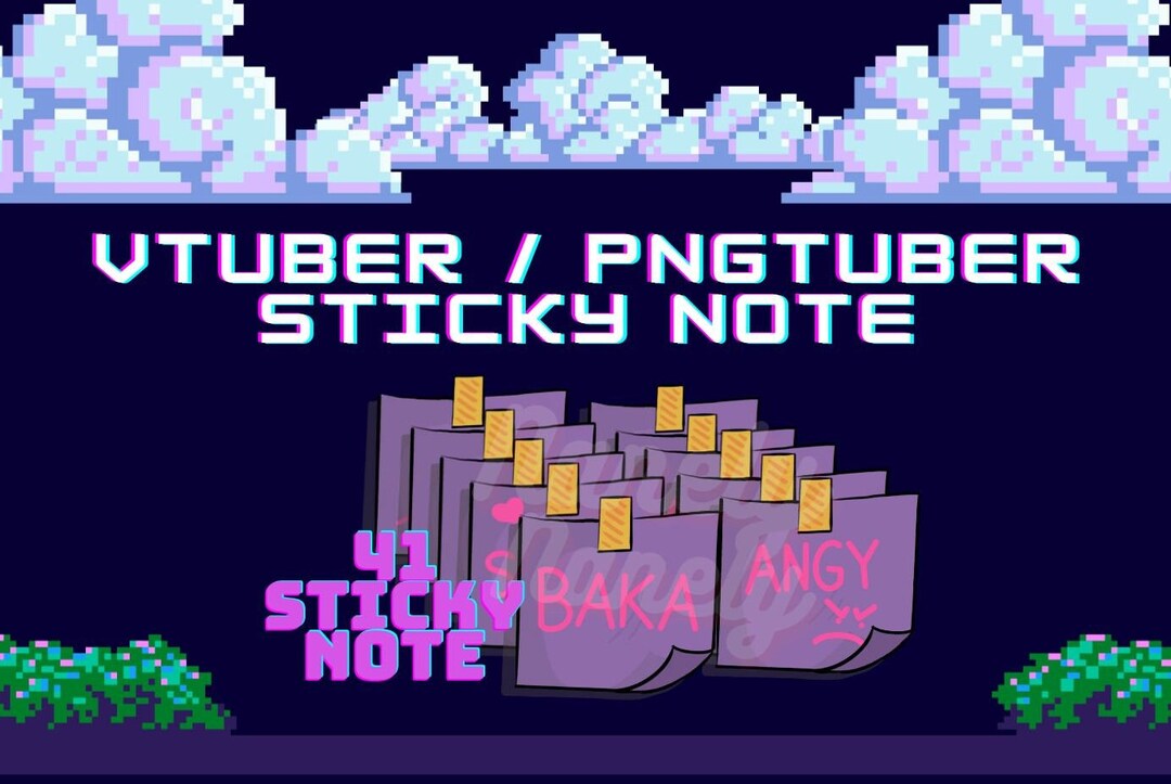 Vtuber Sticky Note - Etsy