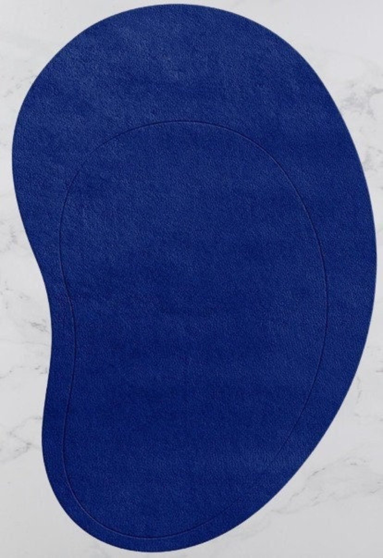 Oval Kidney Shaped Rug Hand-tufted 100% Wool Area Rug for Interior ...