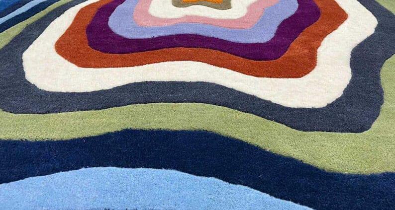 Premium Quality Irregular Woolen Hand Tufted Rugs Irregular Rugs Odd ...