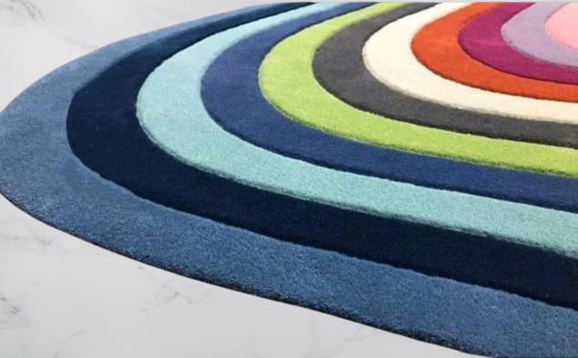 Premium Quality Irregular Woolen Hand Tufted Rugs Irregular Rugs Odd ...