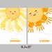 You Are My Sunshine Baby Footprint Handprint Art Print - Etsy
