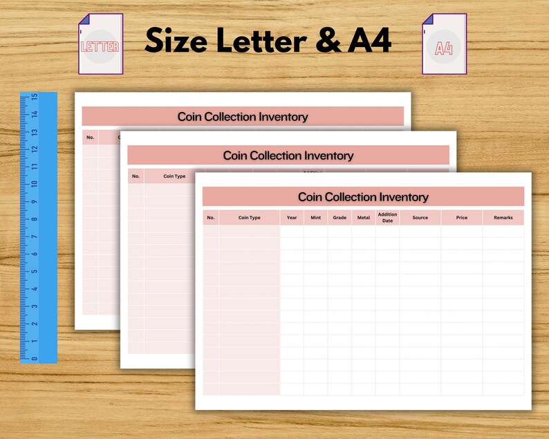 Coin Log Record Tracker - Manage Your Inventory, Track Your Initiatives ...
