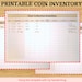 Coin Log Record Tracker - Manage Your Inventory, Track Your Initiatives ...