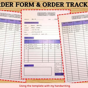 Editable Order Form Template: Picture Day Uniform Order Form, Order ...
