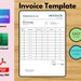Business Invoice, Invoice Template, Custom Invoice Form, Printable ...
