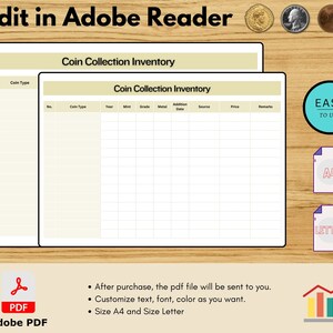 Coin Log Record Tracker - Manage Your Inventory, Track Your Initiatives ...
