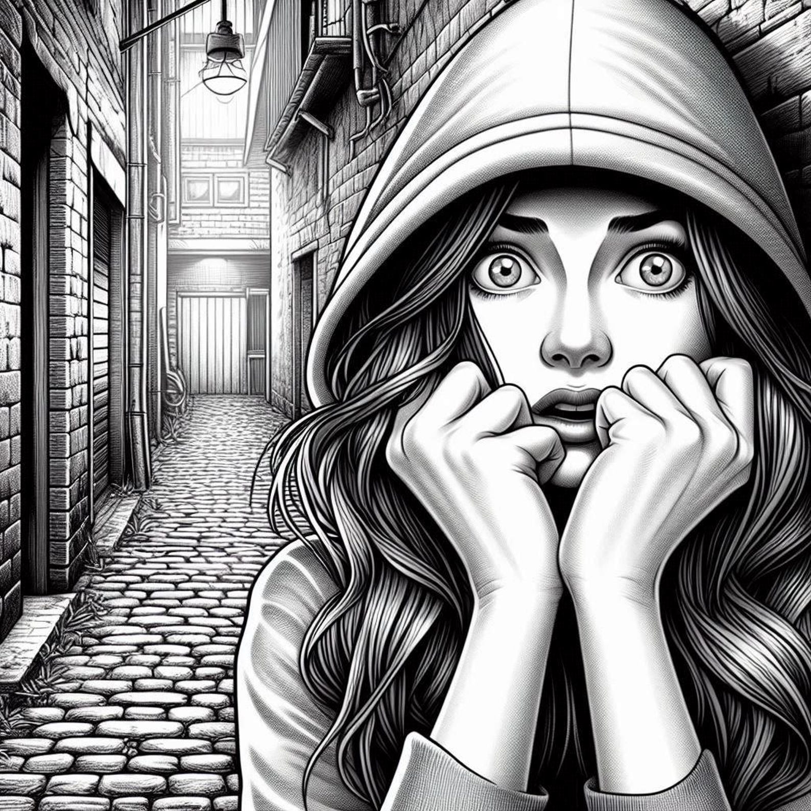 66 Haunted Visions Halloween Coloring Pages | Printable Adult Coloring ...