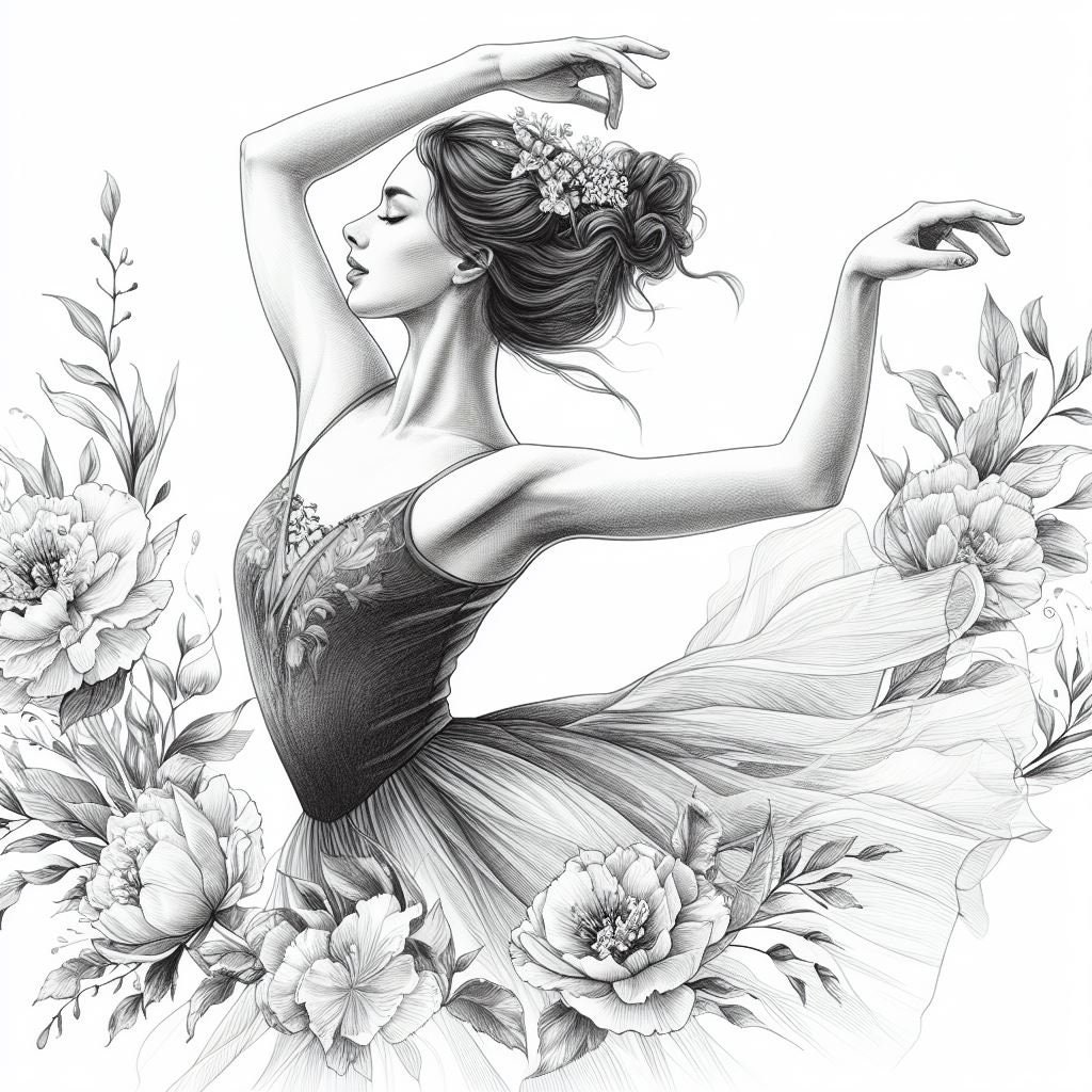 108 Incredible Dancers Coloring Pages Printable Adult Coloring Pages ...
