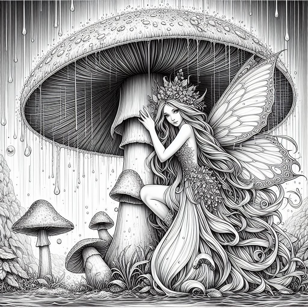 107 Beautiful Mythical Women in Coloring Pages Printable Adult Coloring ...