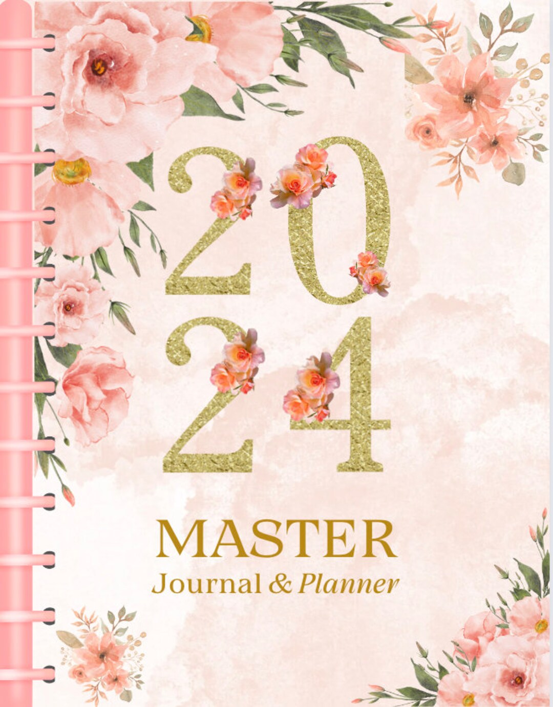 Digital Master Planner and Journal 2024 - Etsy