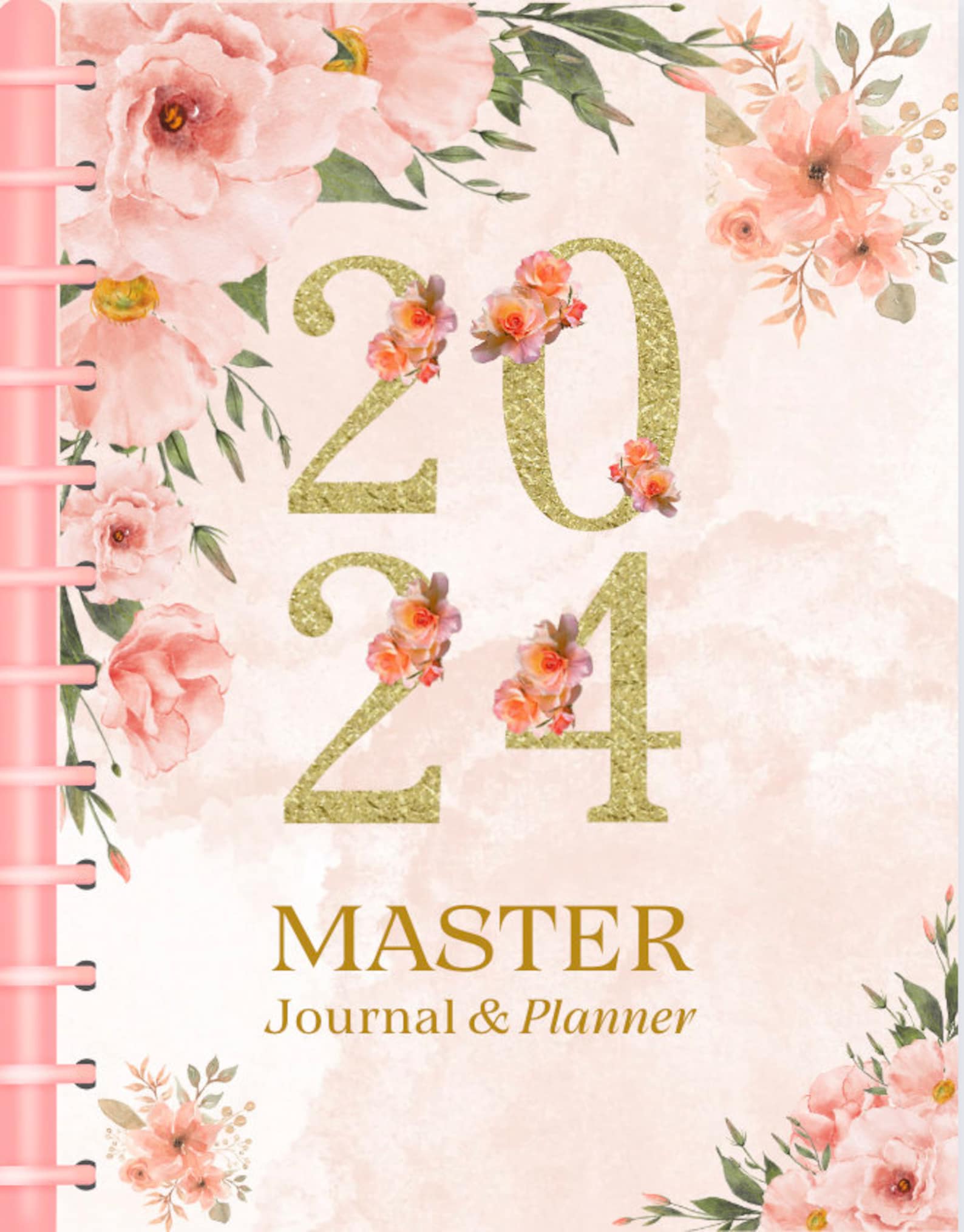 Digital Master Planner and Journal 2024 - Etsy