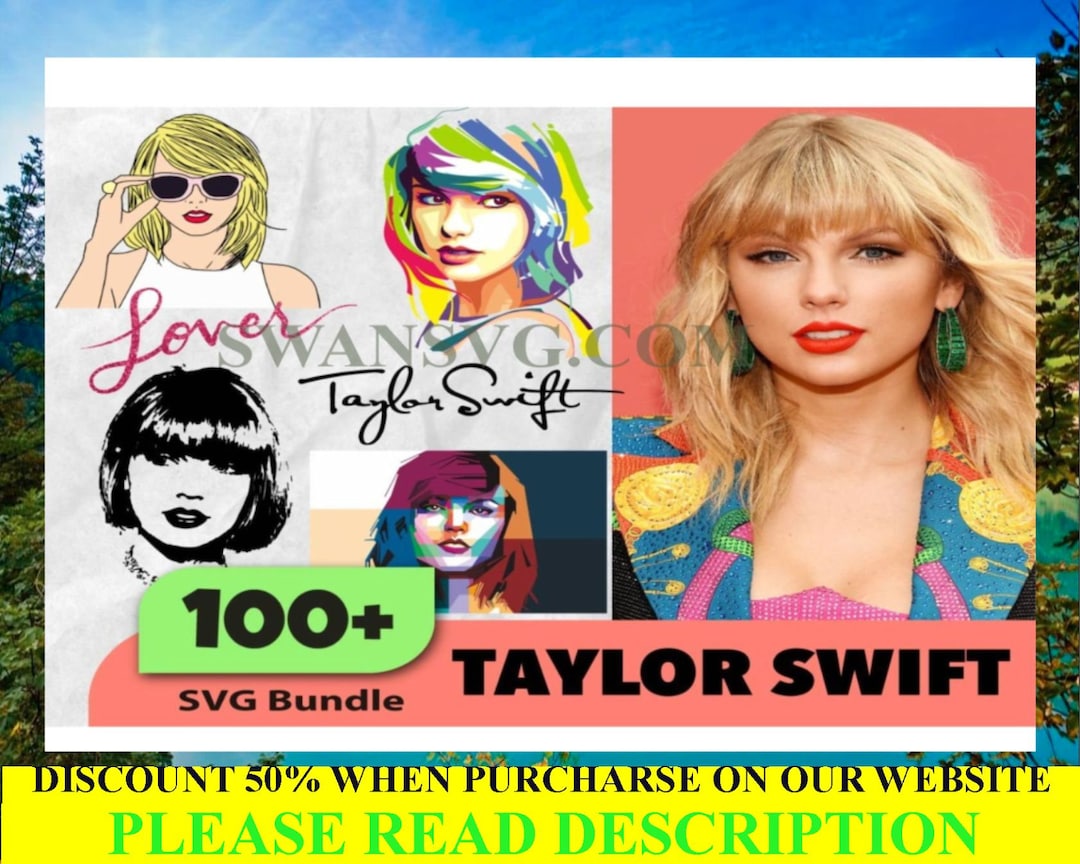 Taylor Swift Design Svg, Taylor Swift Svg, Singer Svg, Famous Singer ...