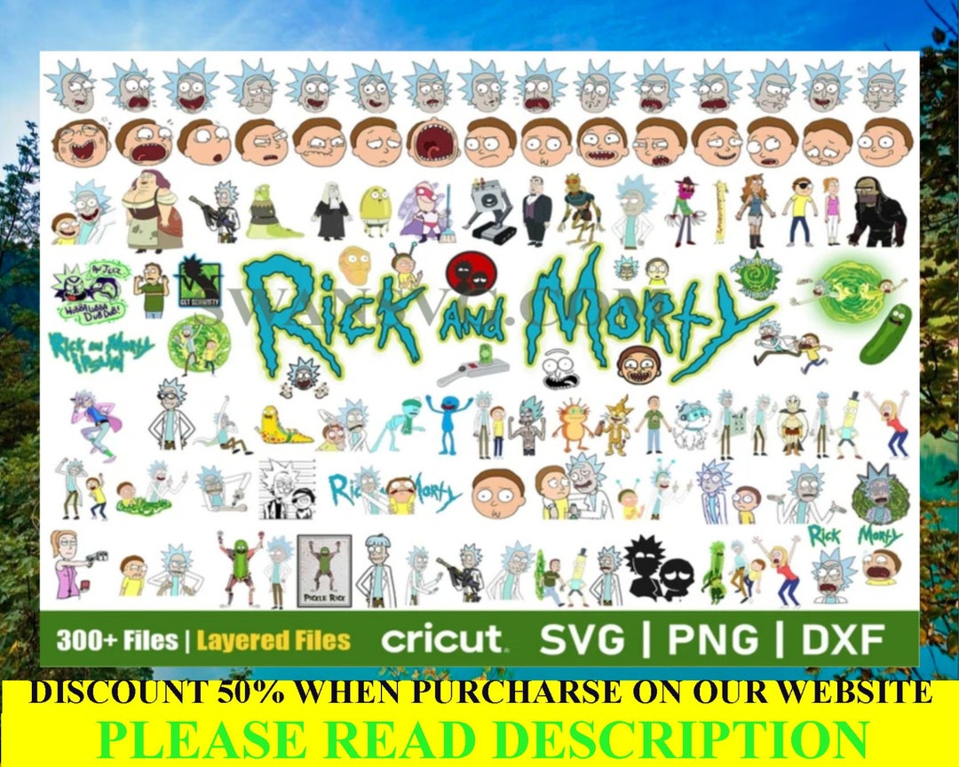300 Rick and Morty SVG Bundle, Rick and Morty, Rick and Morty Bundle ...
