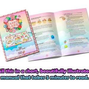 Candy Land Board Game, Sweets Printable Board Game, Cooperative Board ...