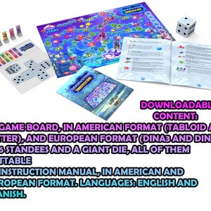Underwater Board Game, Ocean Printable Board Game, Cooperative Board ...