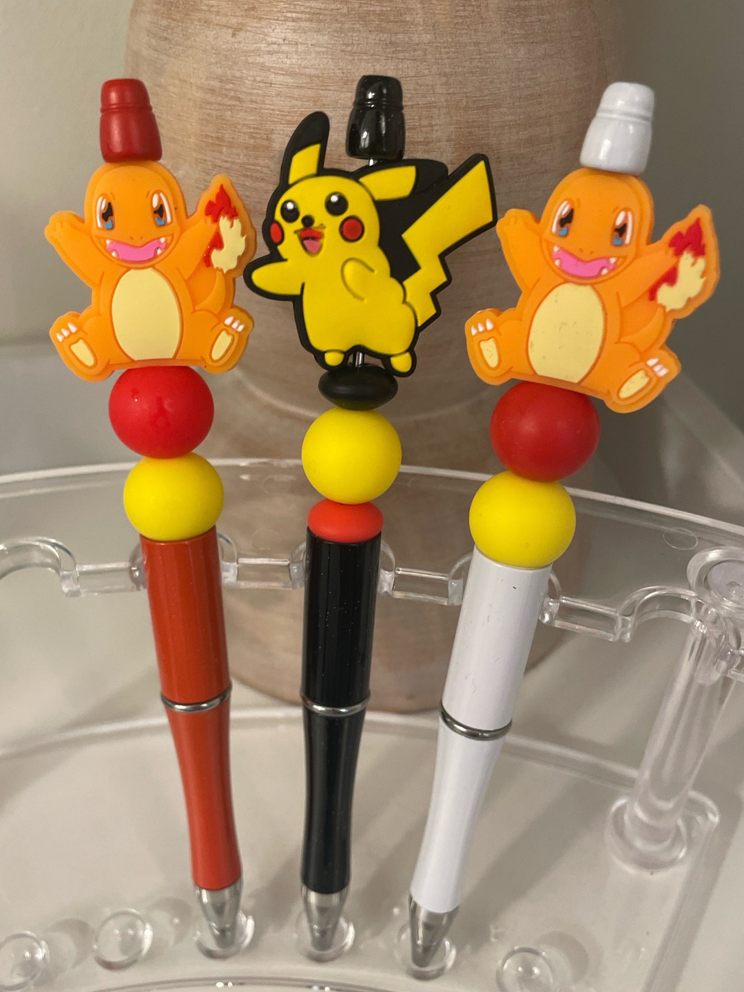 Pikachu and Charmander Pokeman Pen Birthday Gift - Etsy